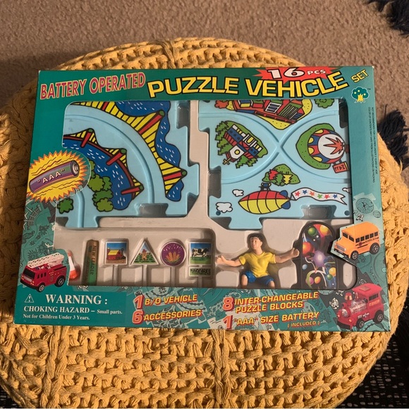 puzzle vehicle set | Toys | Vintage Battery Operated Puzzle Vehicle 6 ...
